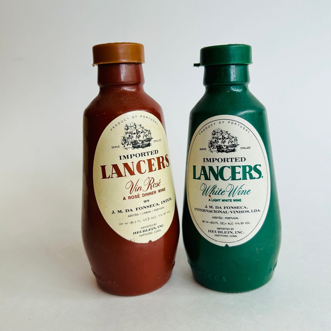 Vintage Lancer's White Wine, Vin Red Salt Shaker Set - Etsy
