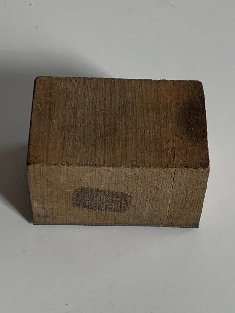 Vintage Newspaper Advertising Stamp Block - Etsy