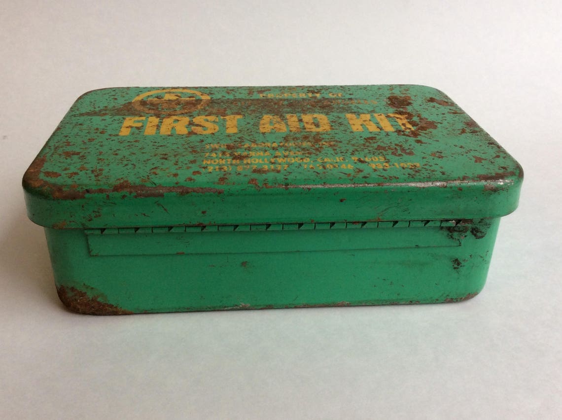 Vintage First Aid Kit North Hollywood Los Angeles - Etsy