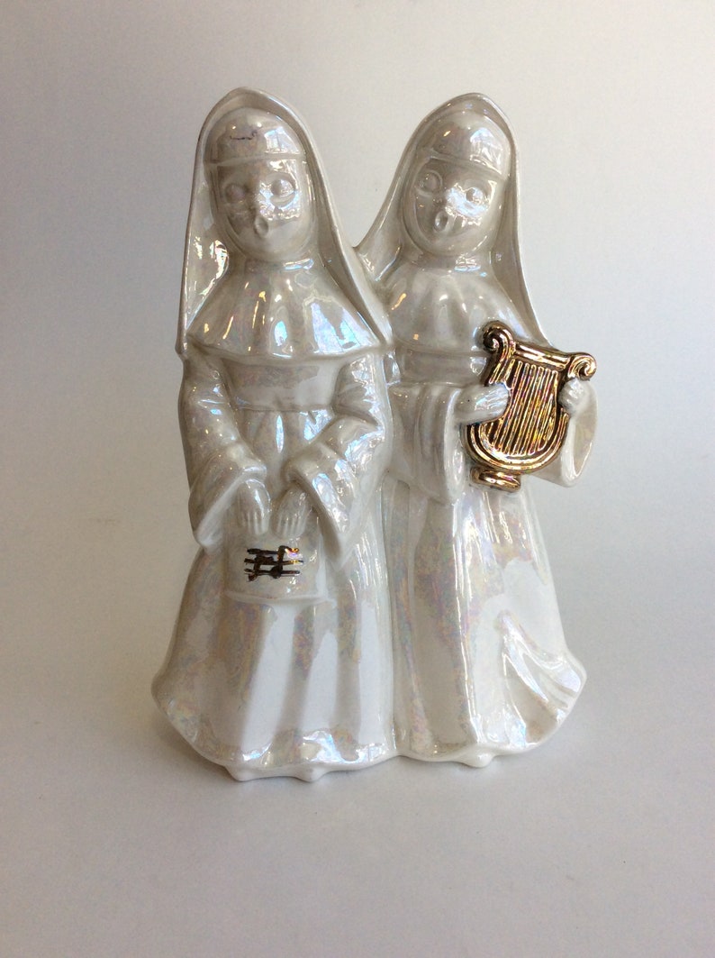 Vintage Nun Caroling Pair - Etsy
