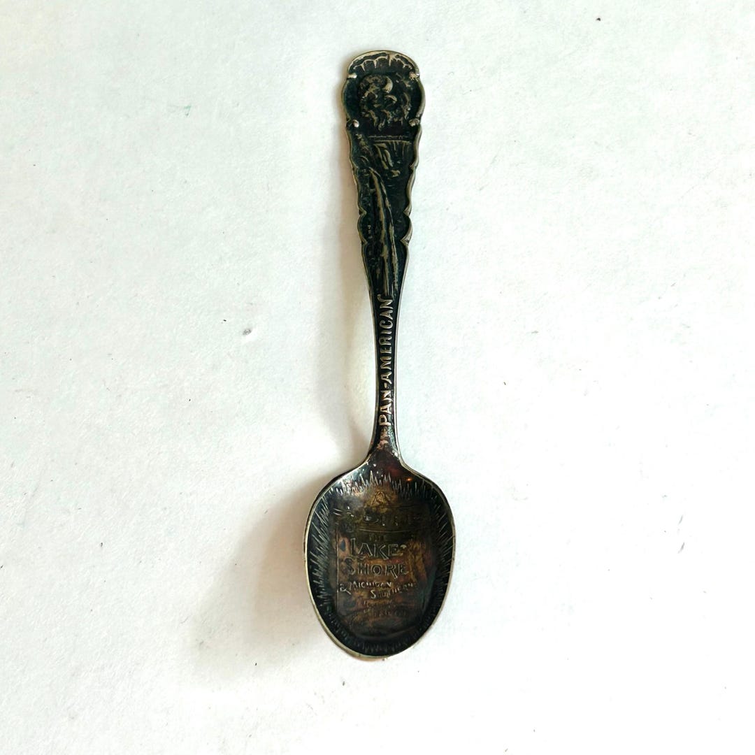 Vintage Pan American Exposition Souvenir Spoon, Railroad - Etsy