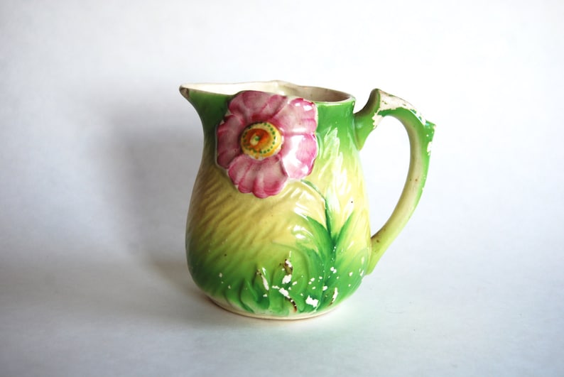 Vintage Creamer, Peony Ware, Flower - Etsy