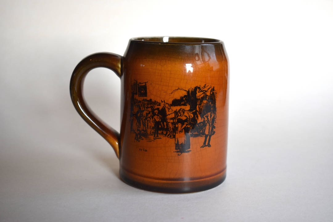 Vintage Macmillan Mug, Scenes From Coaching Days - Etsy