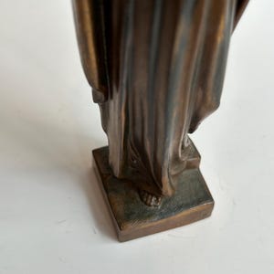 Vintage Copper Jesus Figurine - Etsy