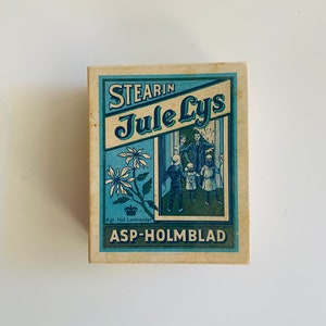 Vintage Package of Red Candles. Stearin Jute Lys Asp-holmbland - Etsy