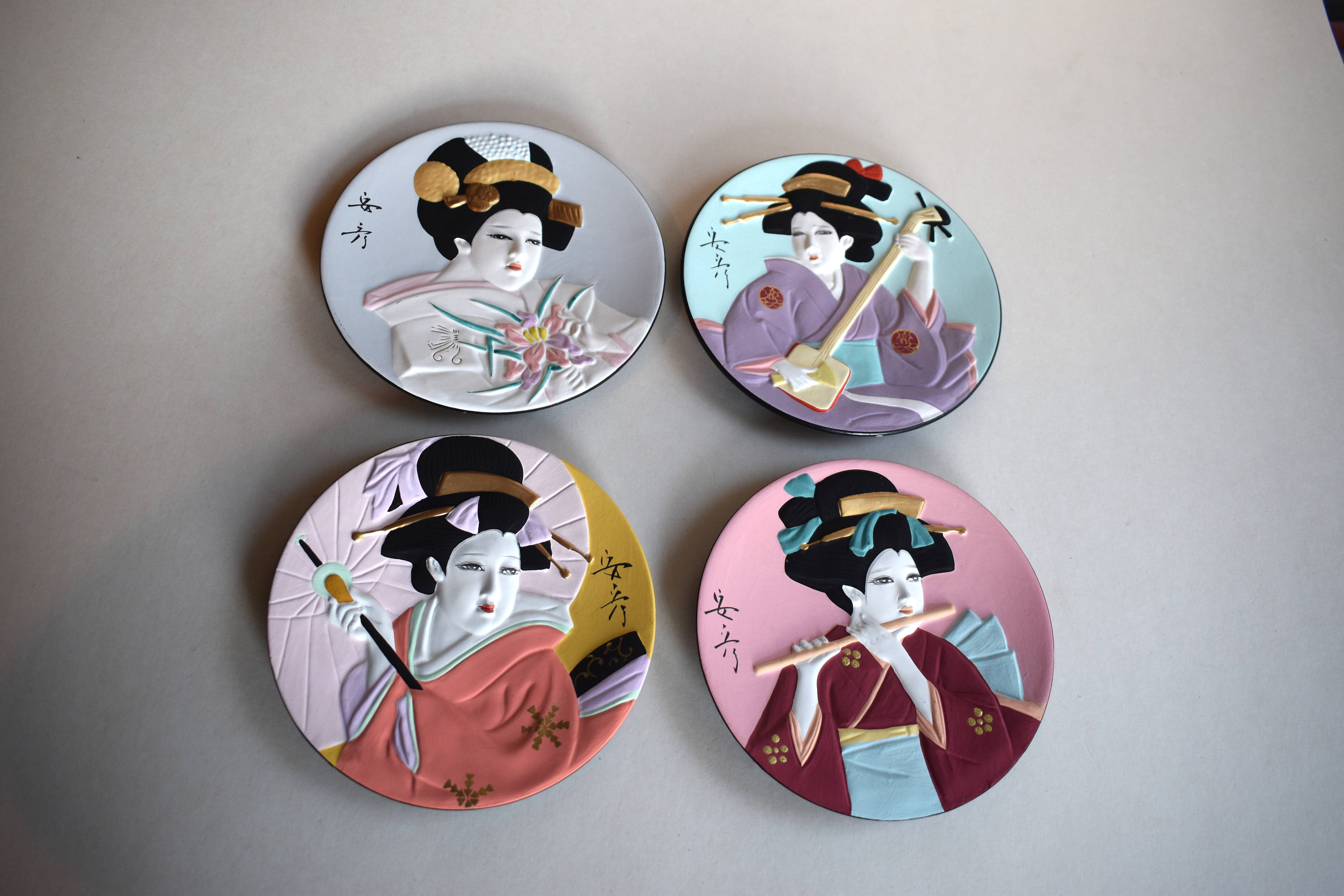 Vintage Set of 12 the Gentle Arts of the Geisha Hamilton | Etsy