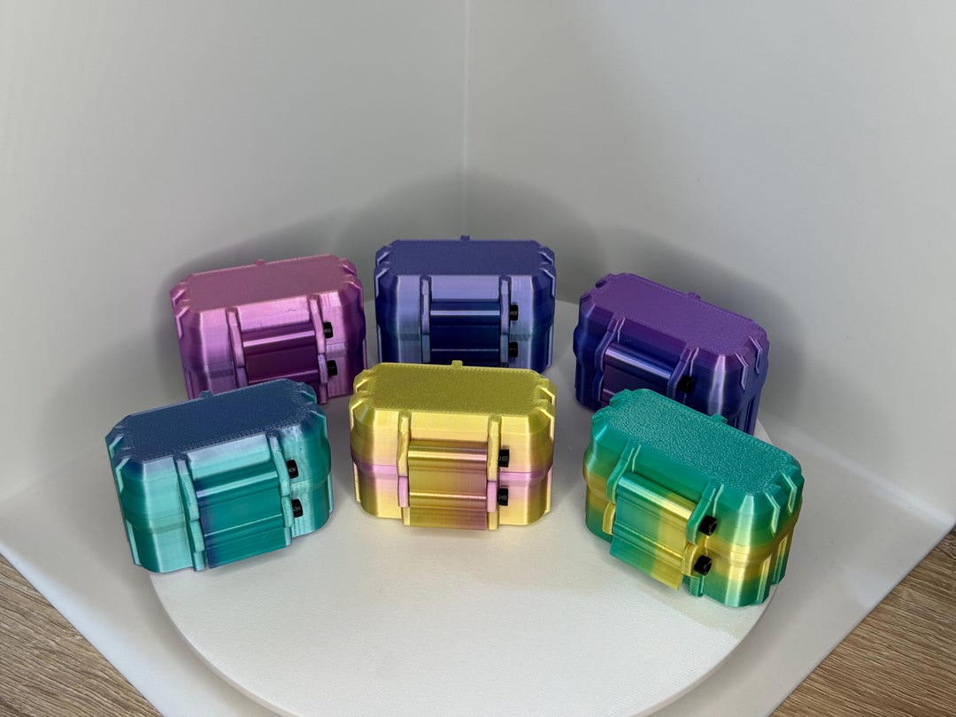 Pre Printed - 3ml Peptide Vial Storage Case - Premium - (holds up to 3 ...