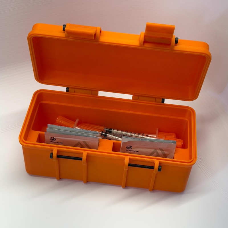 Syringe and Wipe Box - Etsy