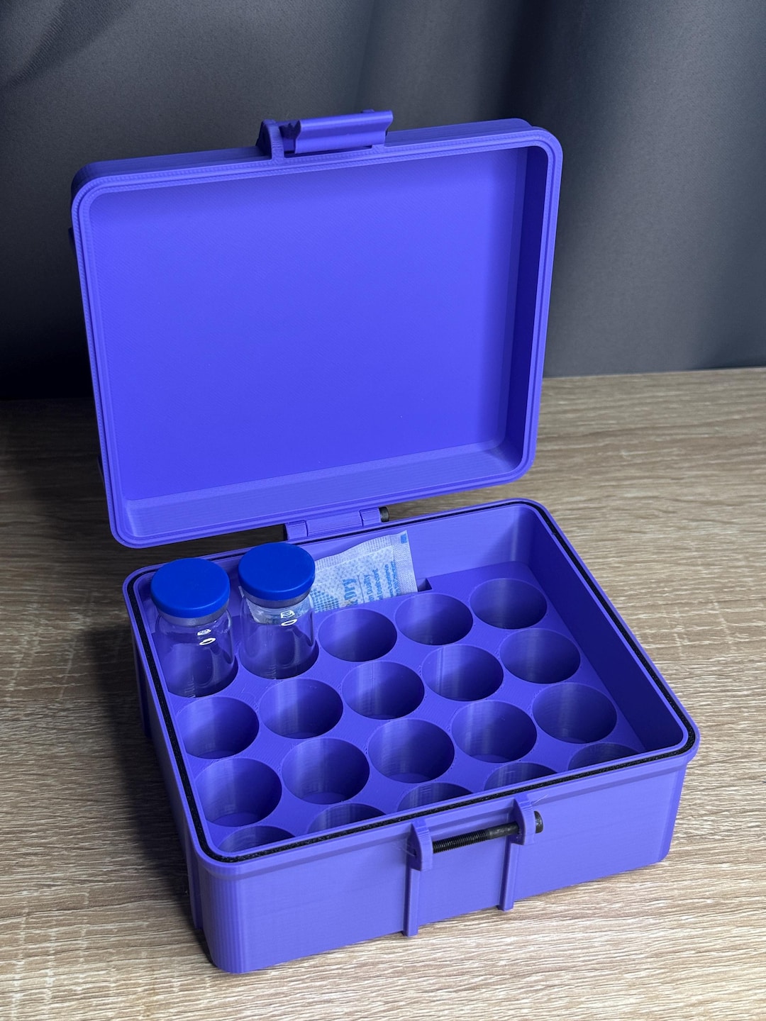 10ml Peptide Vial Case Storage Premium FREEZER UPGRADE Package - (holds ...