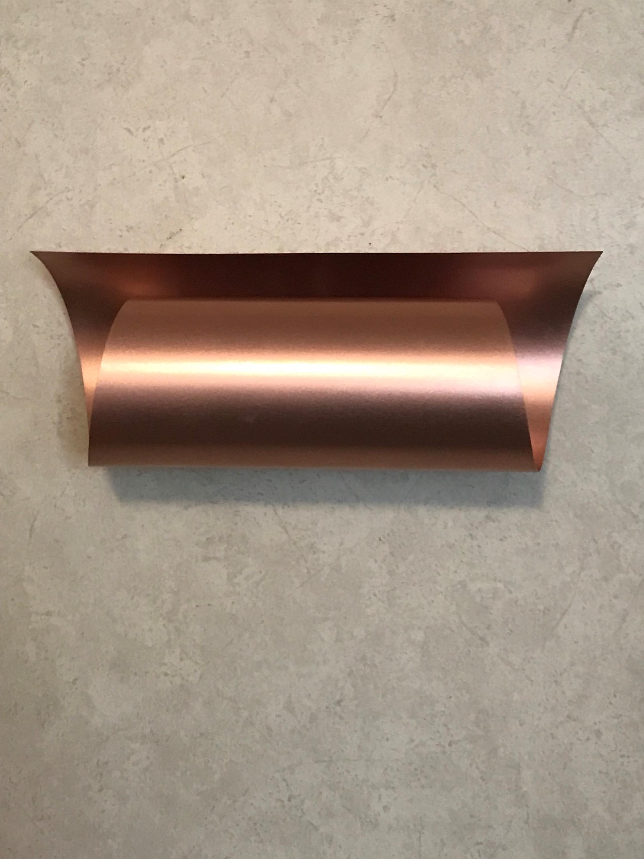 Made in US, Handcrafted Copper Scroll Sconce. up and Down Lighting. Can ...