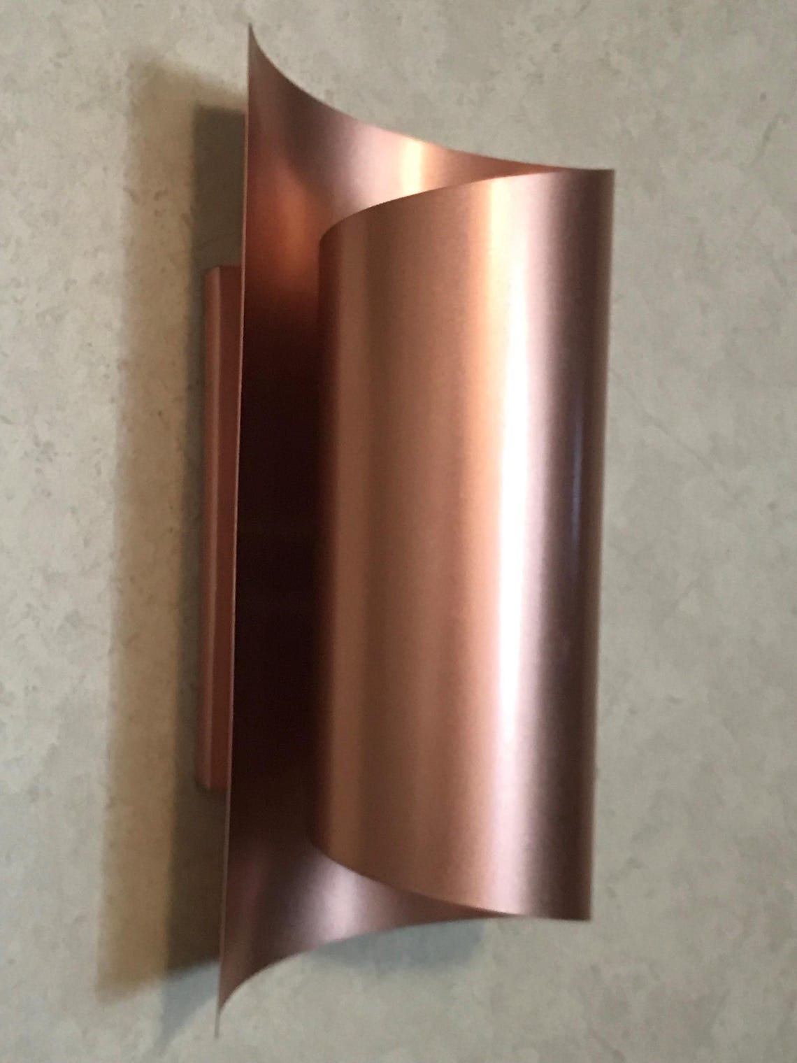 Made in US, Handcrafted Copper Scroll Sconce. up and Down Lighting. Can ...