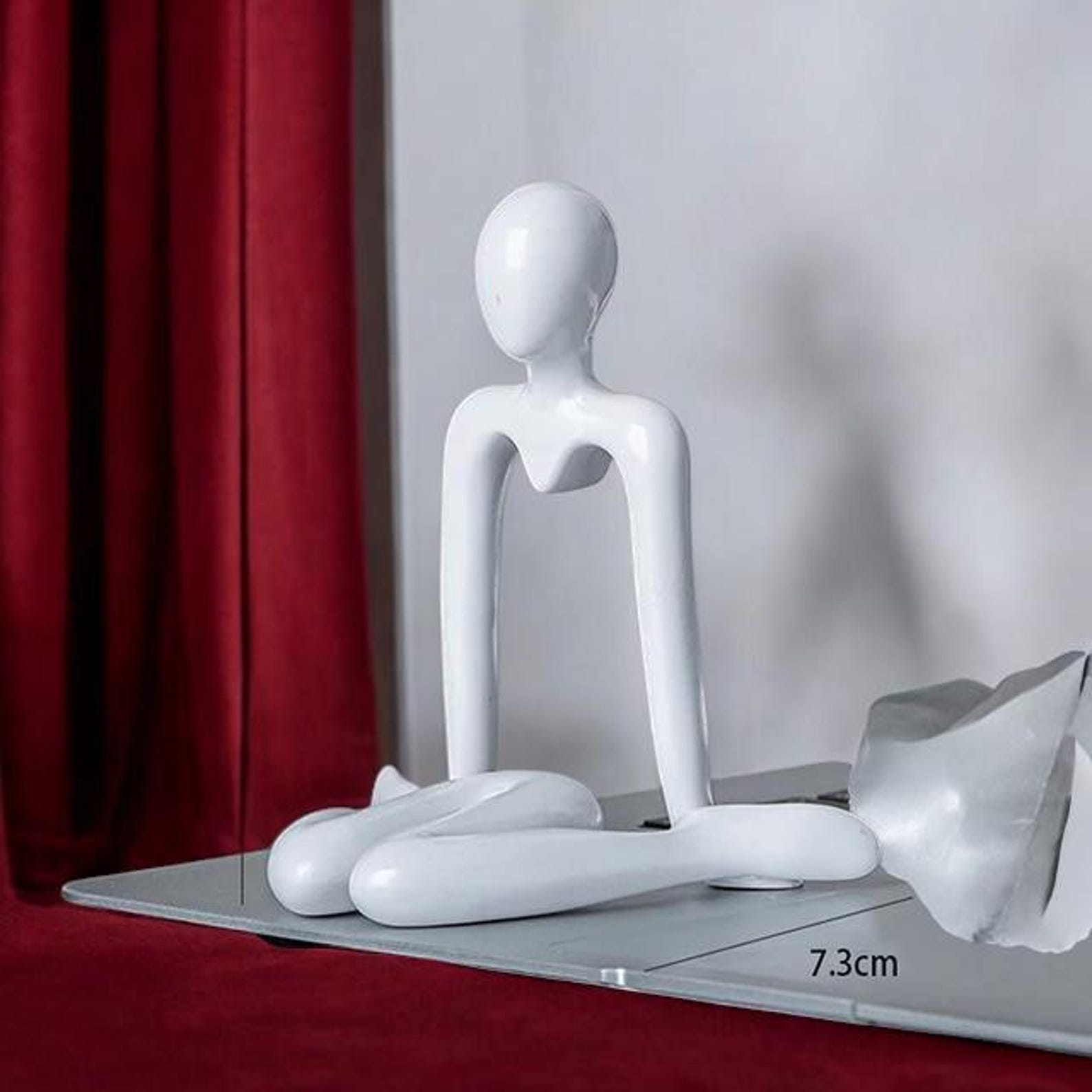 Abstract Thinker Statues Mini Character Figurines, Home and Office ...