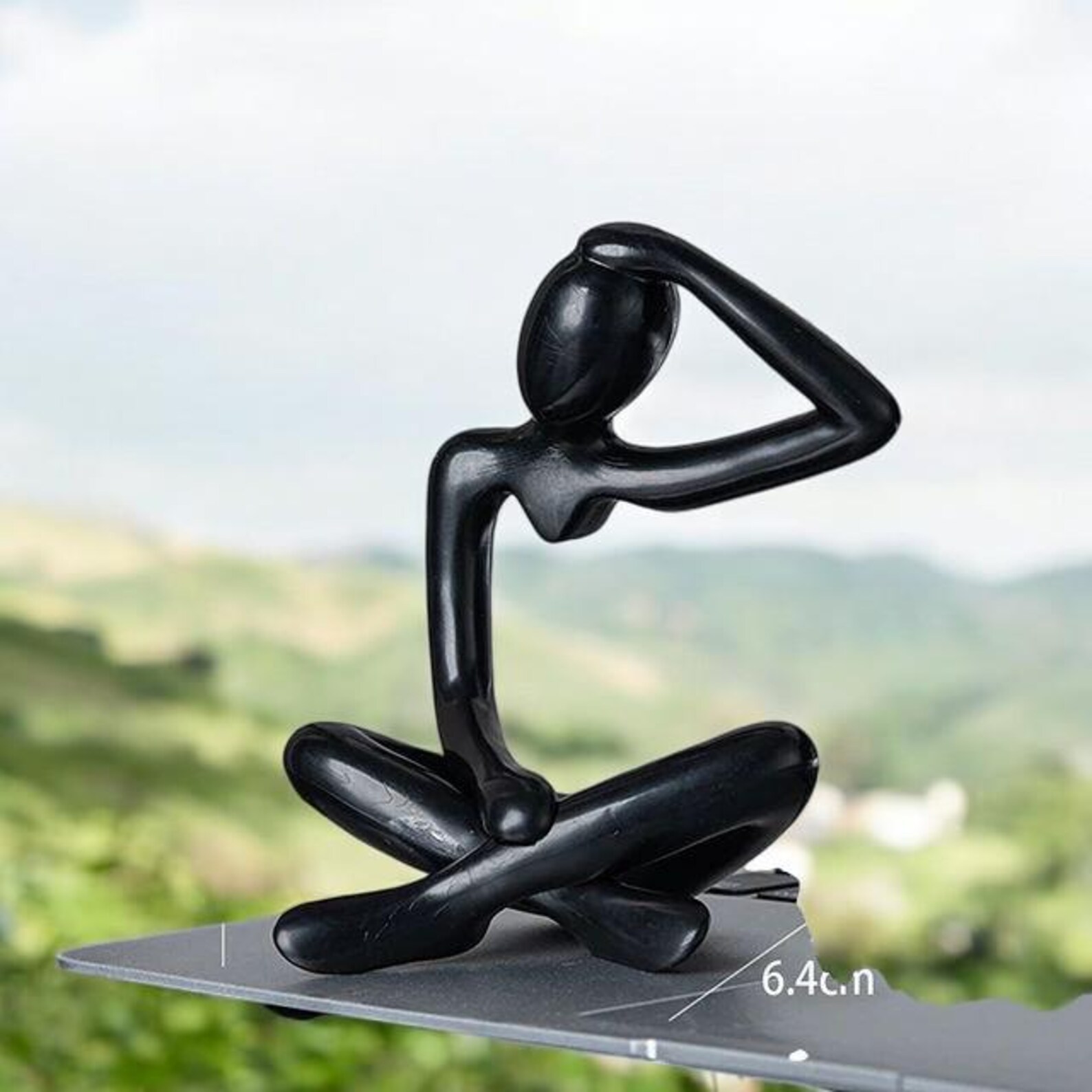 Abstract Thinker Statues Mini Character Figurines, Home and Office ...