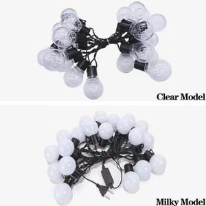 G50 LED Garland Bulbs - 5M Fairy String Light, Christmas Decoration for ...