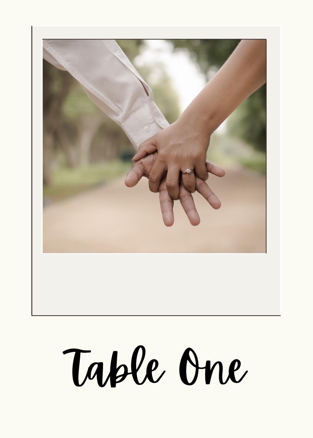 Custom Polaroid Wedding Table Numbers | Photo Table Numbers Table ...