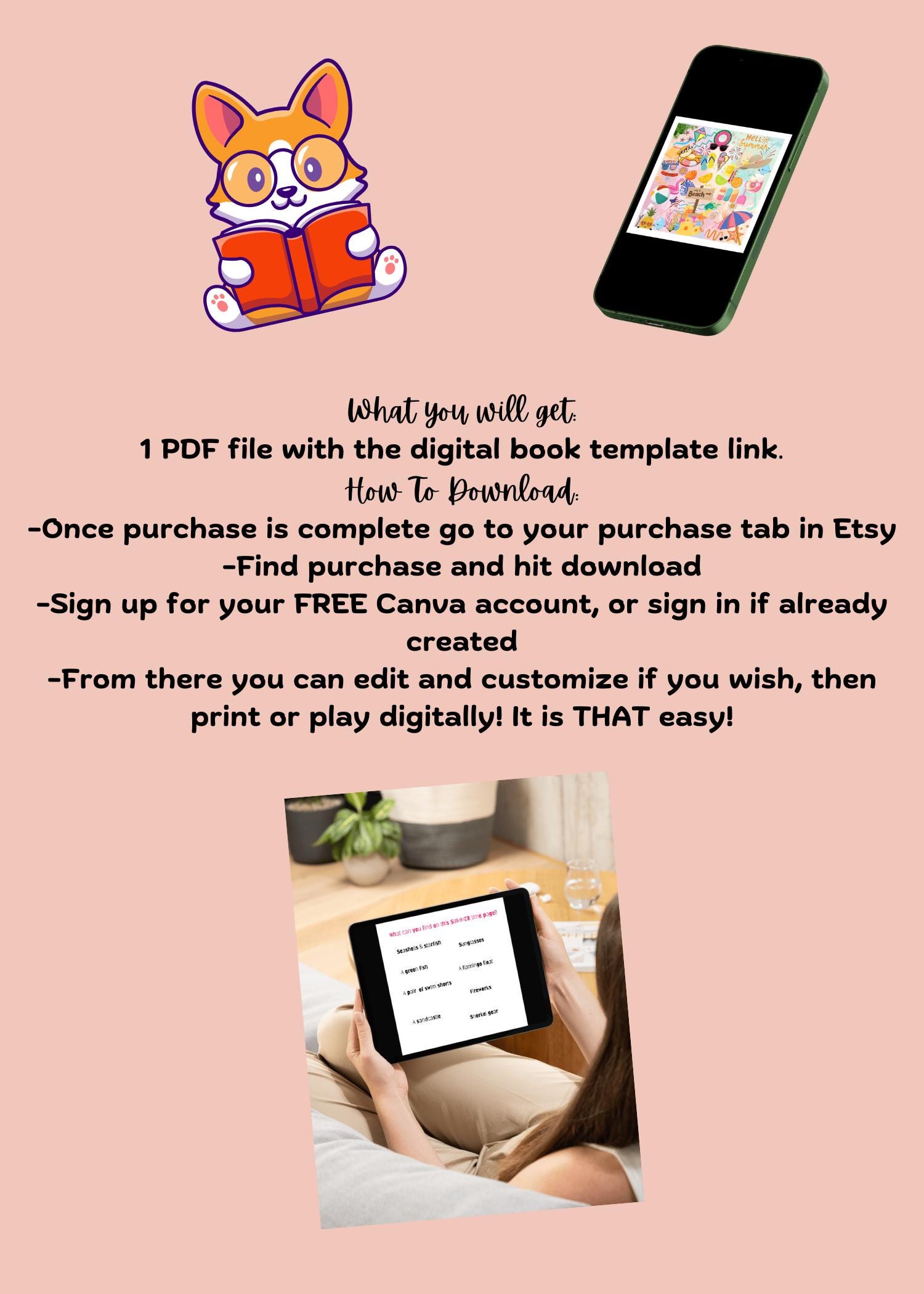 Printable Kids & Toddler, I Spy Digital Book Kids Educational ...