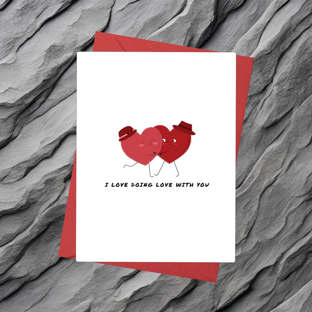 I Love Doing Love With You Greeting Card: Birthday, Anniversary ...