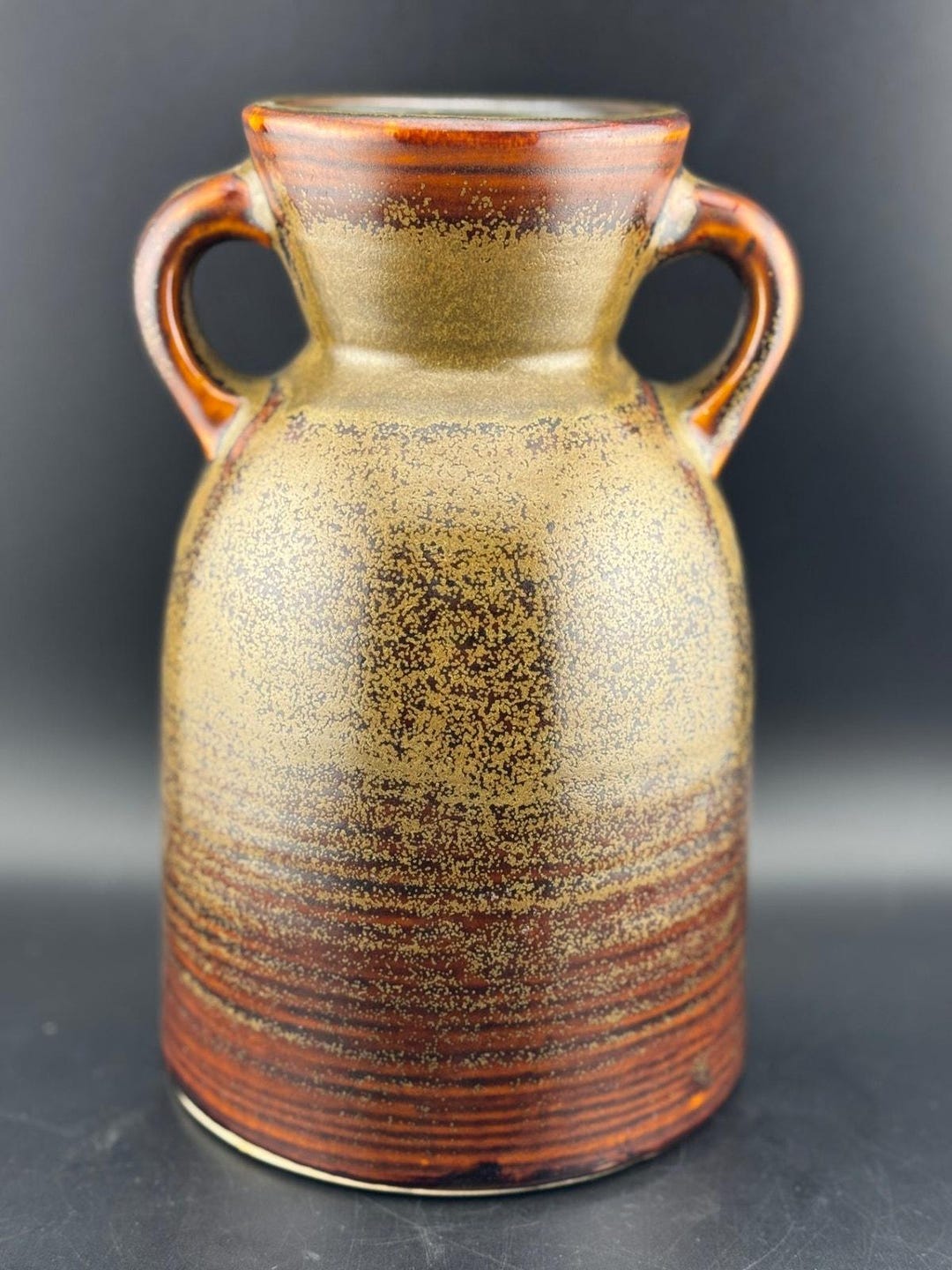 Vintage Hosley Pottery Two-handle Urn Vase - Etsy