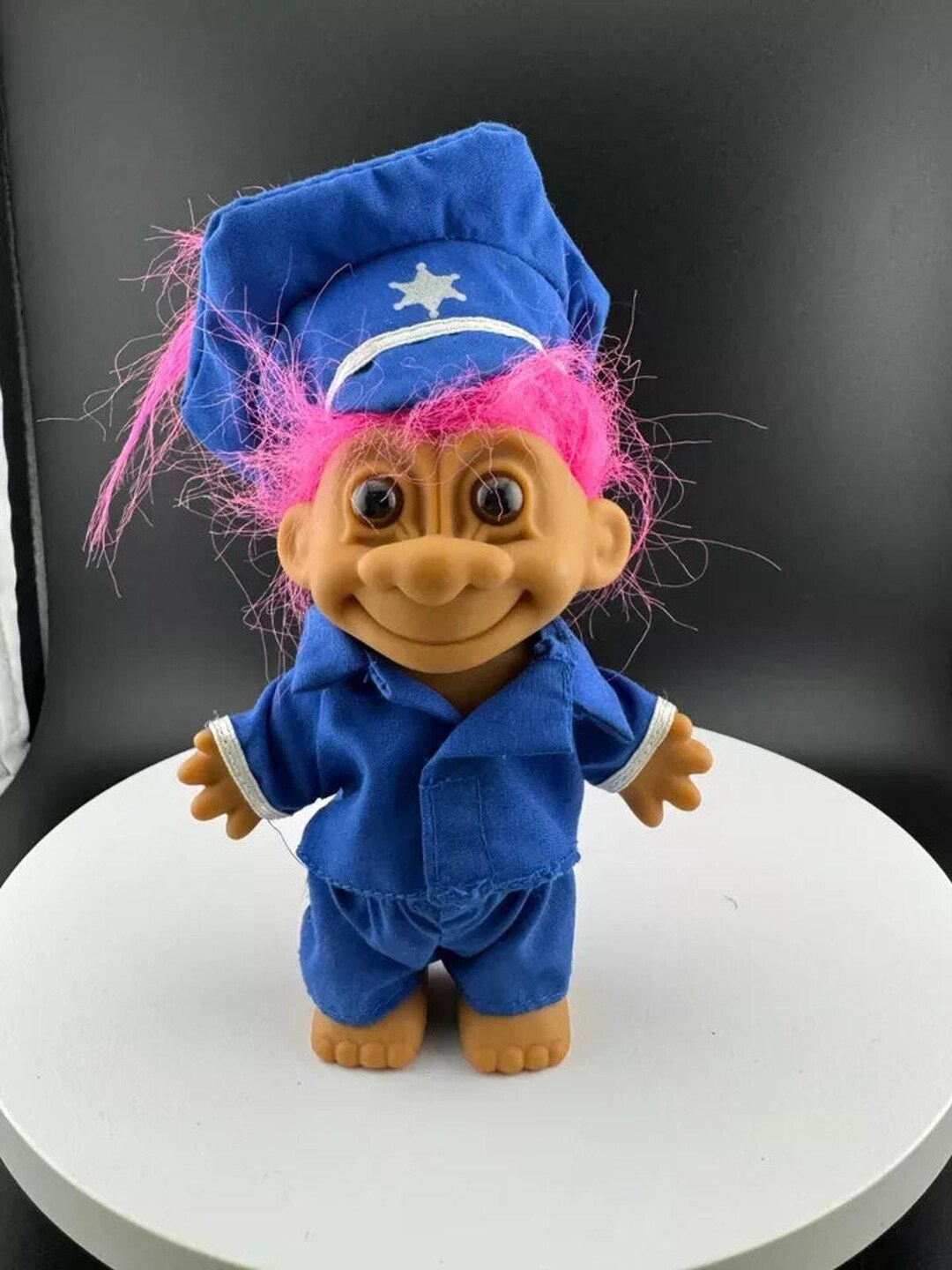 Vintage Troll Police Doll - Etsy