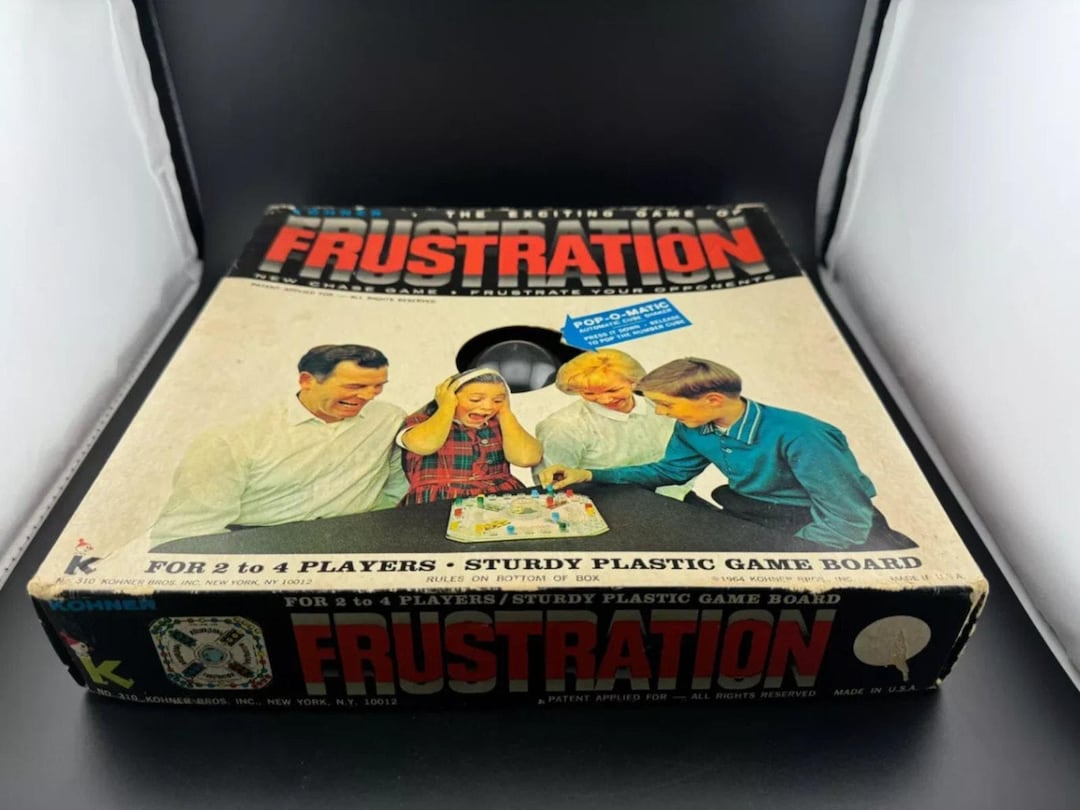 Kohner Bros. Frustration Board Game No. 310 Vintage 1964 - Etsy