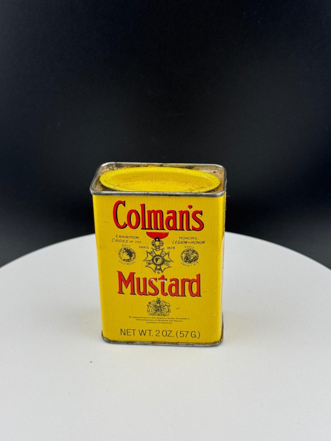 Vintage Colman's Mustard Double Superfine Tin - Etsy