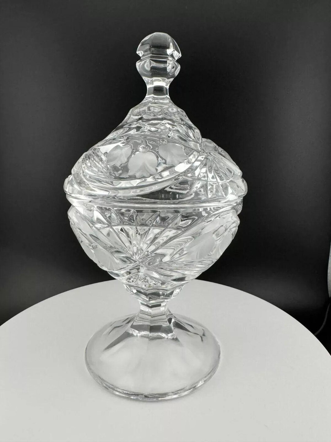 Crystal Lily of the Valley Lidded Sugar Bowl - Etsy