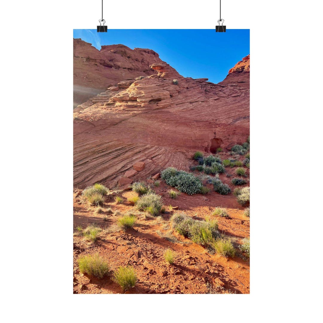 Sand Hollow Utah Print: Red Rock Desert Landscape (vertical) - Etsy