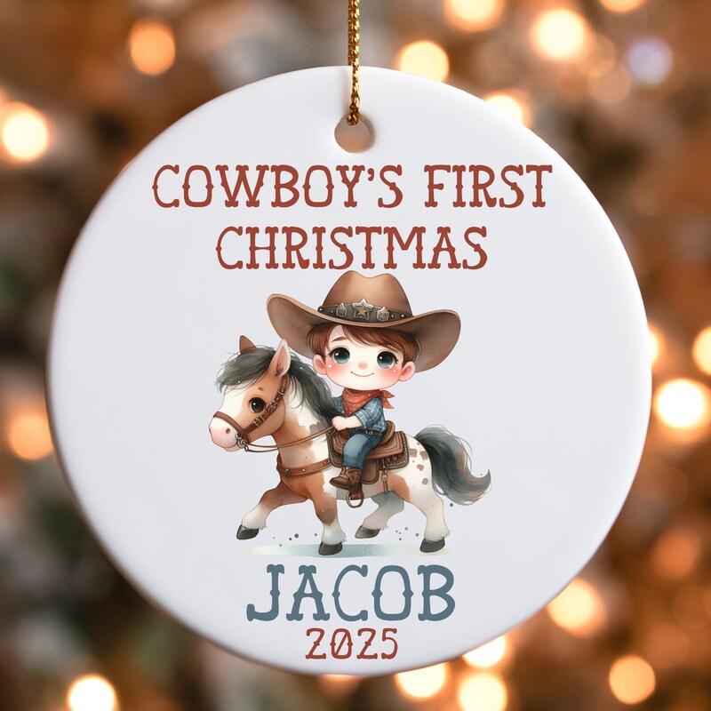 Cowboy Nativity Ornament - Etsy