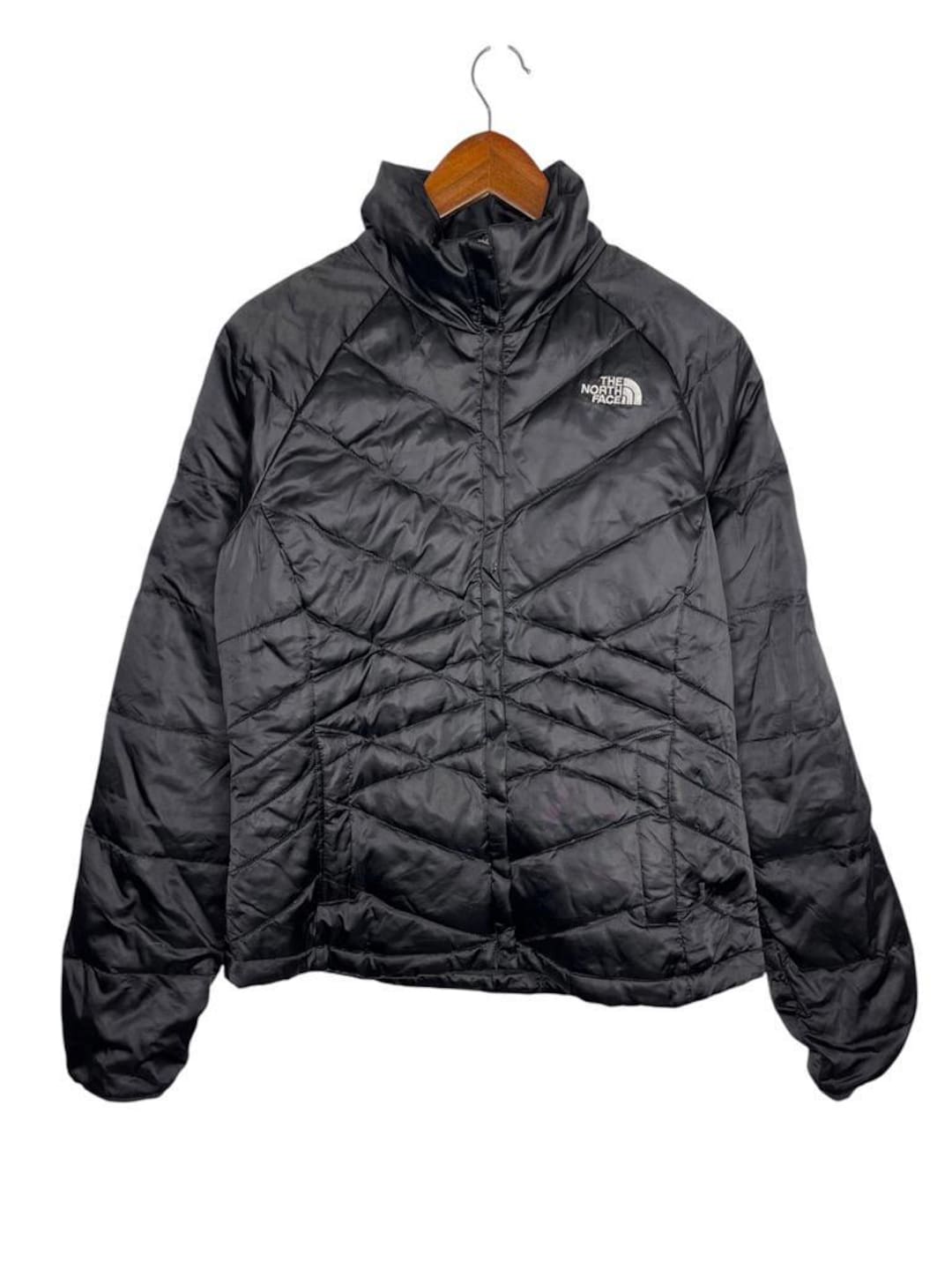 Spring the North Face 550 Down Puffer Jacket Women's Size Small Black ...