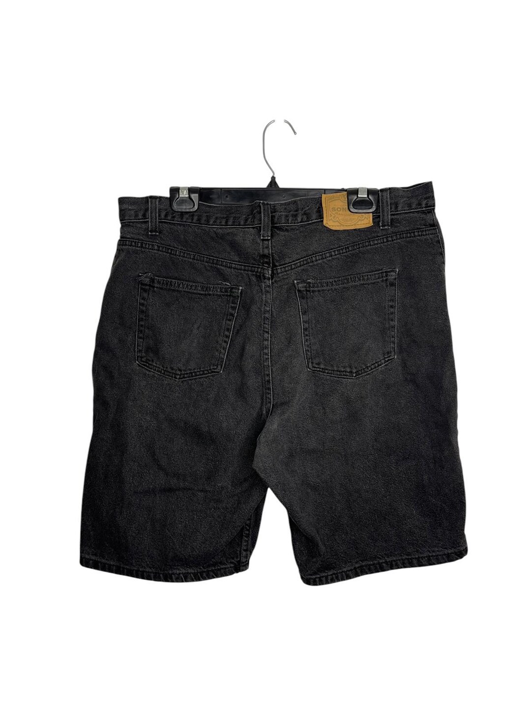 Vintage Black Premium Denim Jorts Size 36 Jean Shorts by Sonoma - Etsy
