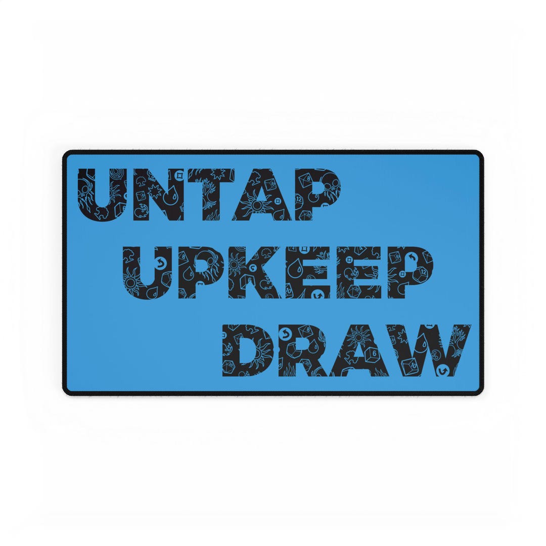 The Mana Market: Untap, Upkeep, Draw Playmat - Etsy