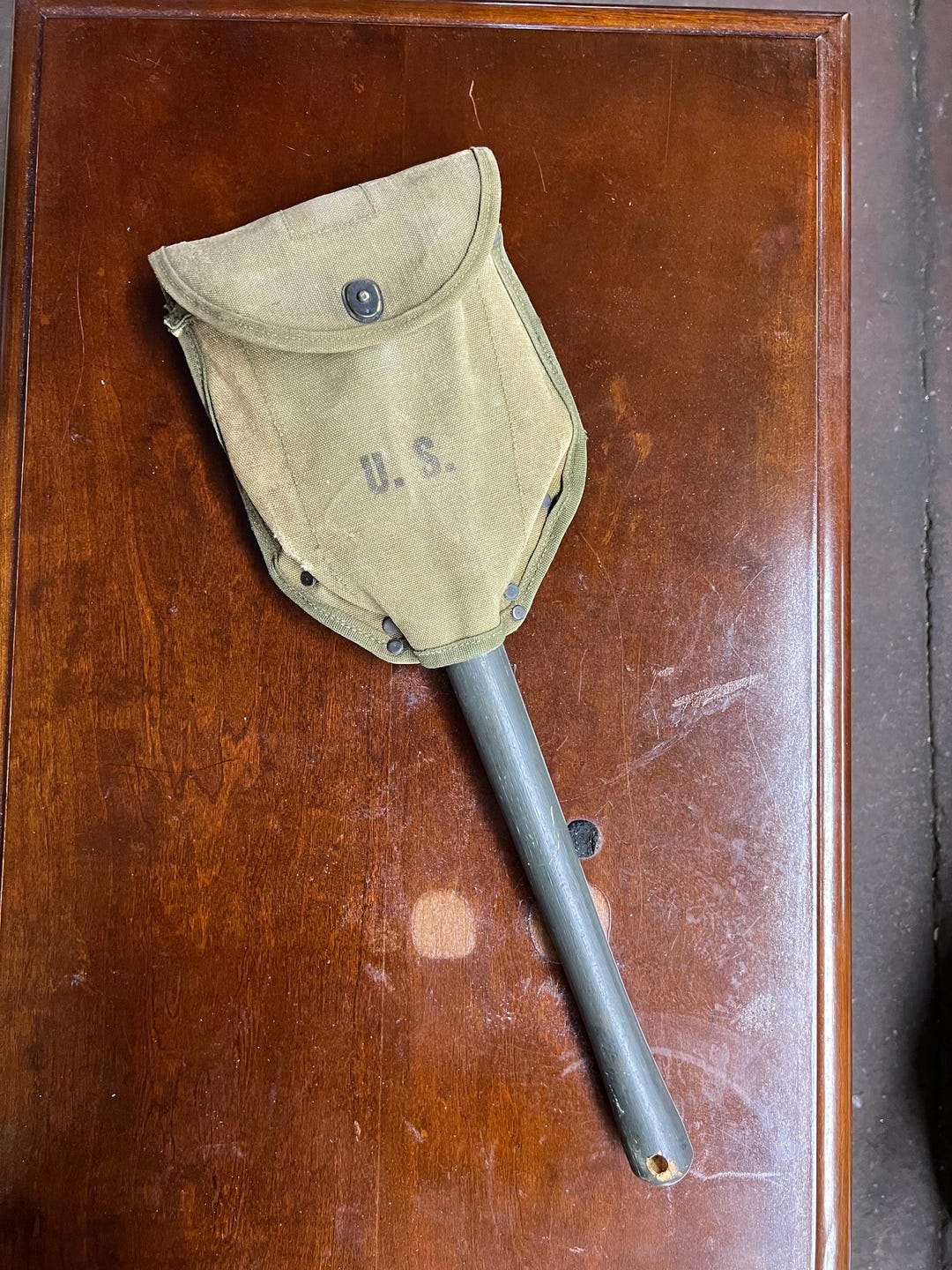 WW2 US Pioneer Shovel; Fold-able Shovel With Cover to Attach to ...