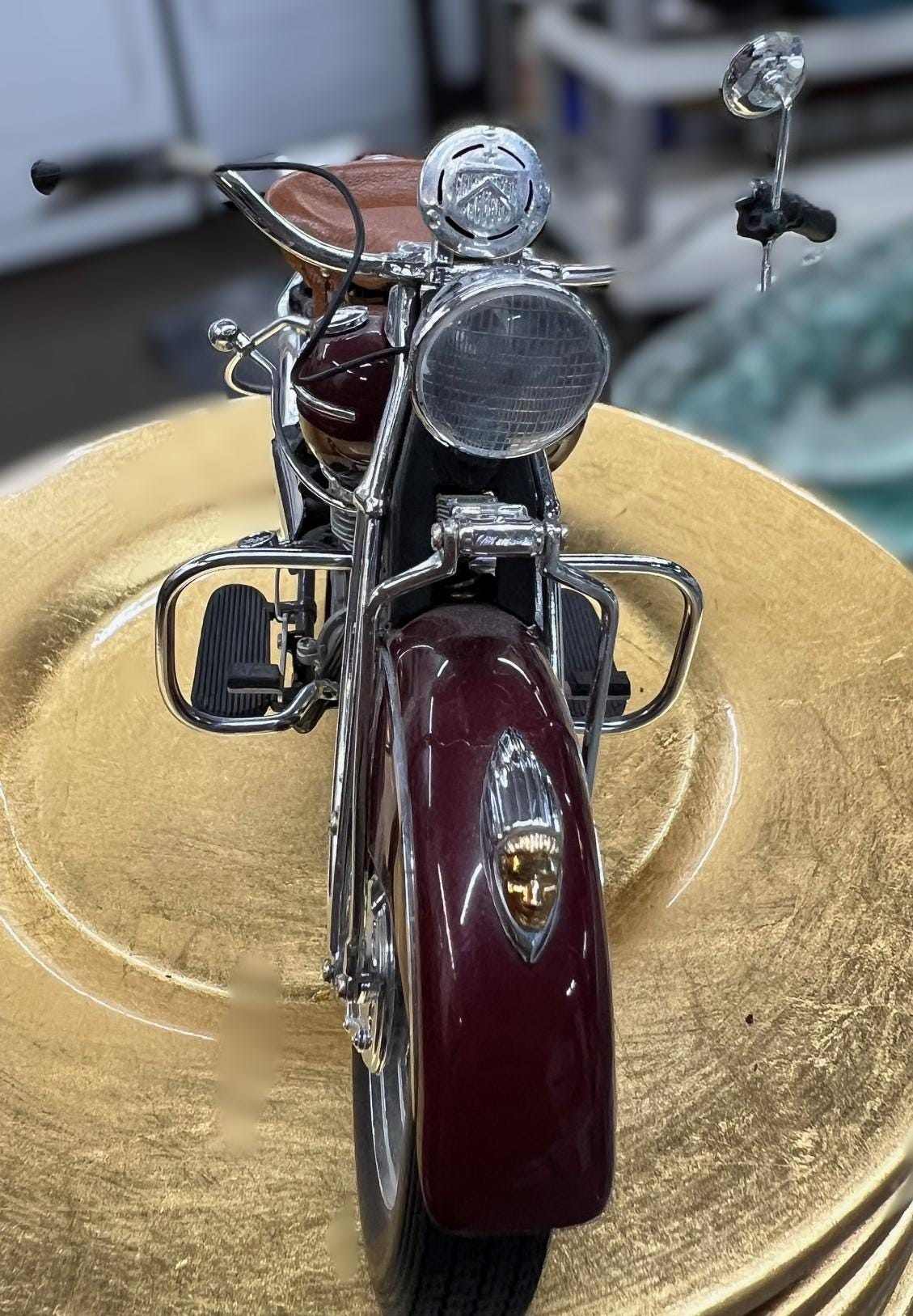442 Indian Motorcycle Franklin Mint 1:10 Scale Die Cast Metal Model - Etsy