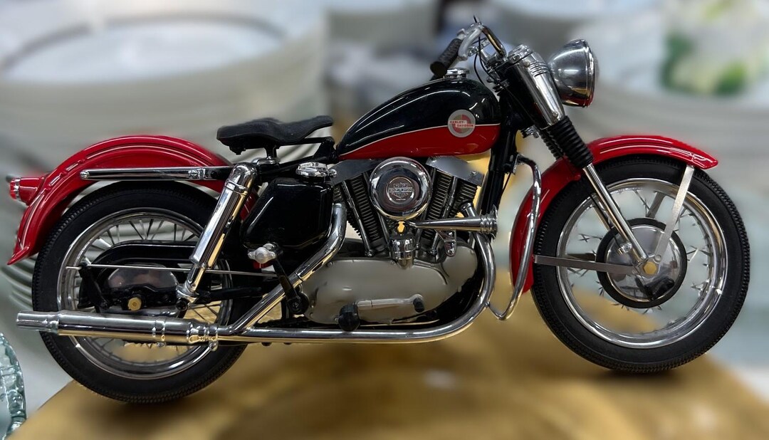 Harley-davidson Precision Model: 1957 Sportster by the Franklin Mint - Etsy