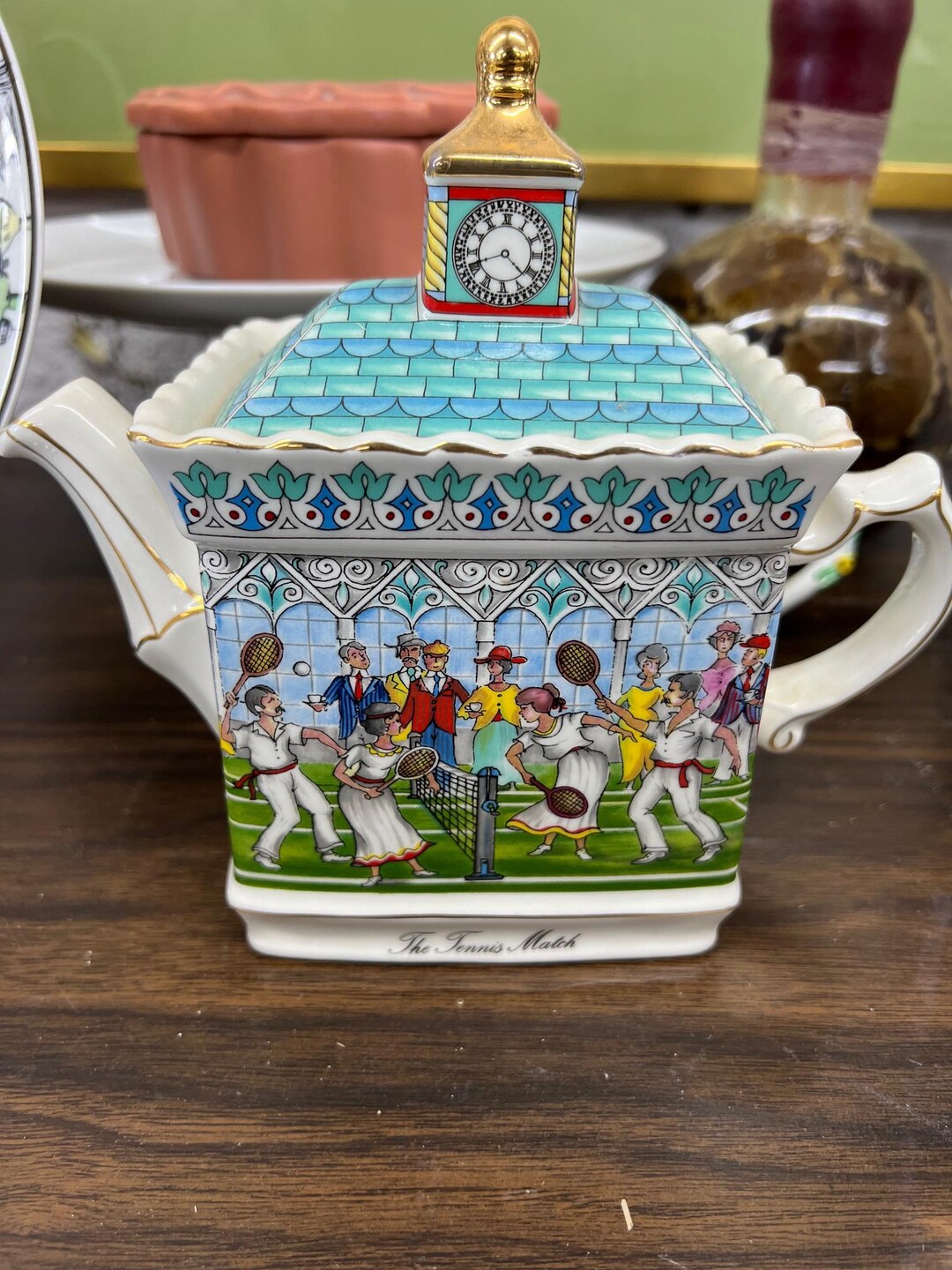 Vintage Sadler the Tennis Match Teapot From 1980s - Etsy