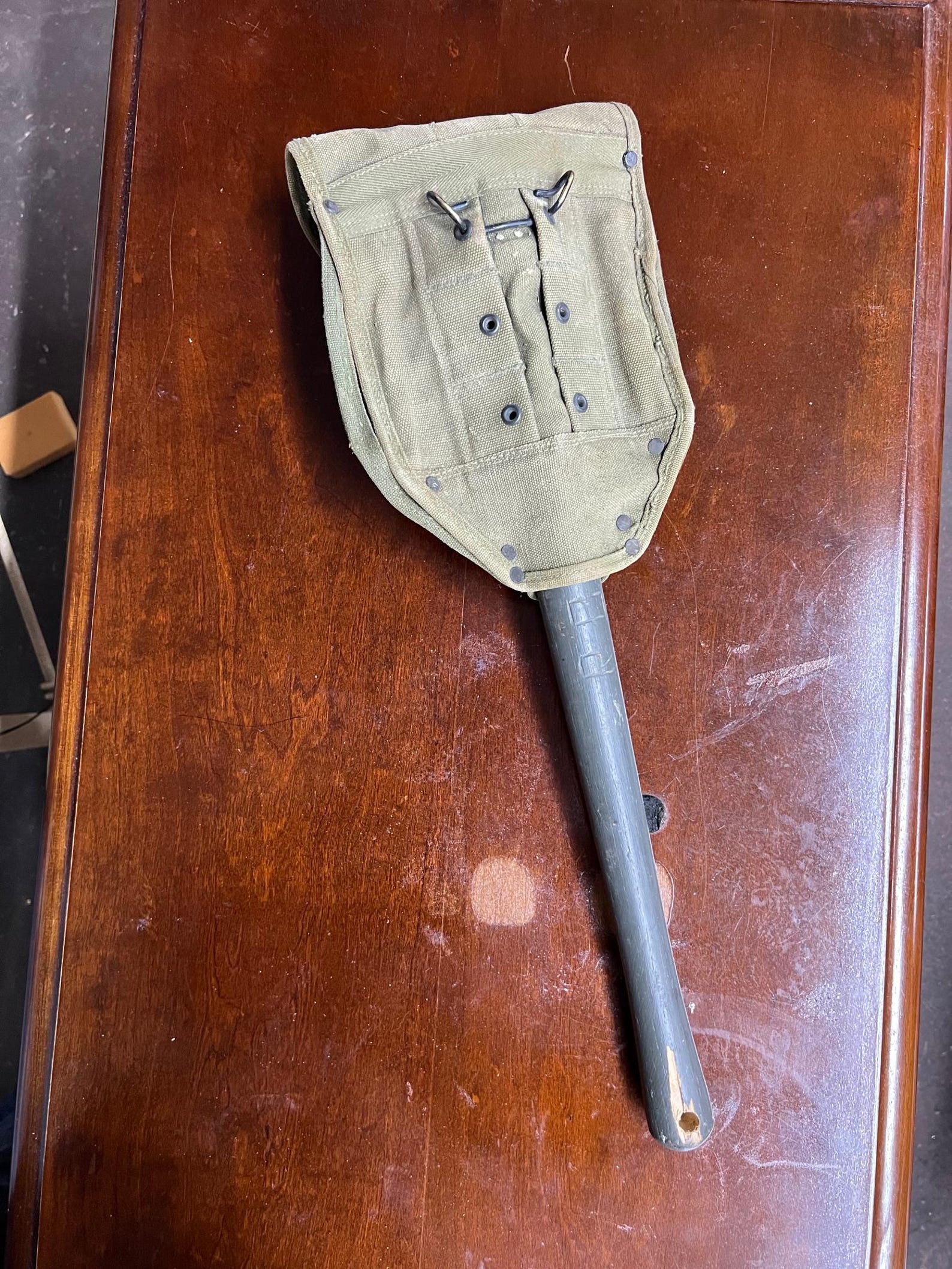 WW2 US Pioneer Shovel; Fold-able Shovel With Cover to Attach to ...
