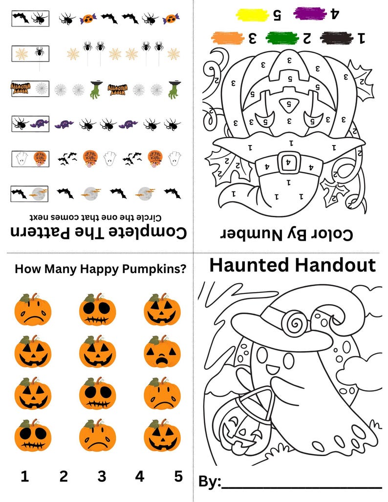 Haunted Halloween Handout Trick or Treat Candy Alternative Halloween ...