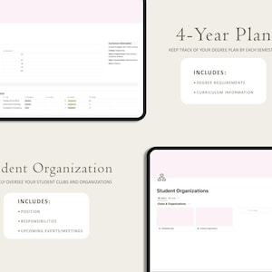 Notion Student Planner Template: Minimalist Academic Dashboard (digital ...