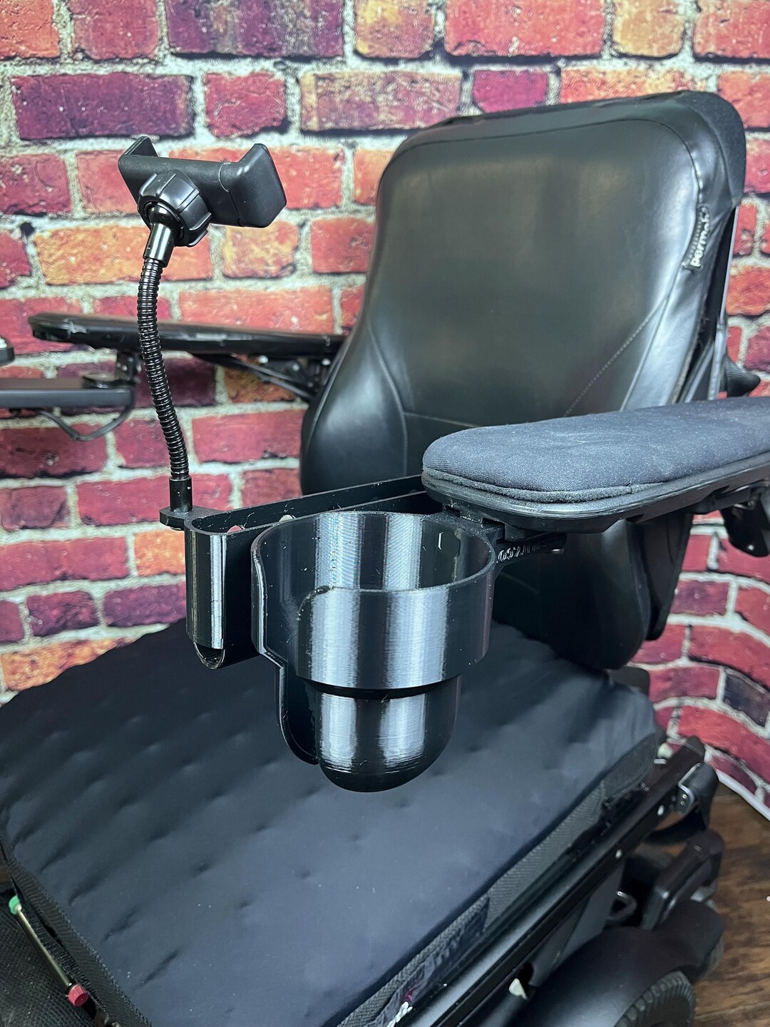 Cup Holder With Phone Holder and Basket Set Made for Permobil Power ...