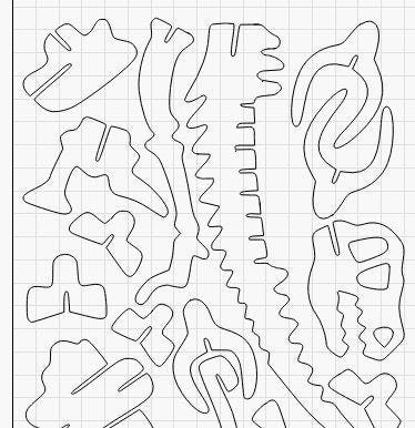 Laser File Tyrannosaurus T-REX Lightburn File, DXF, Ai, SVG - Etsy