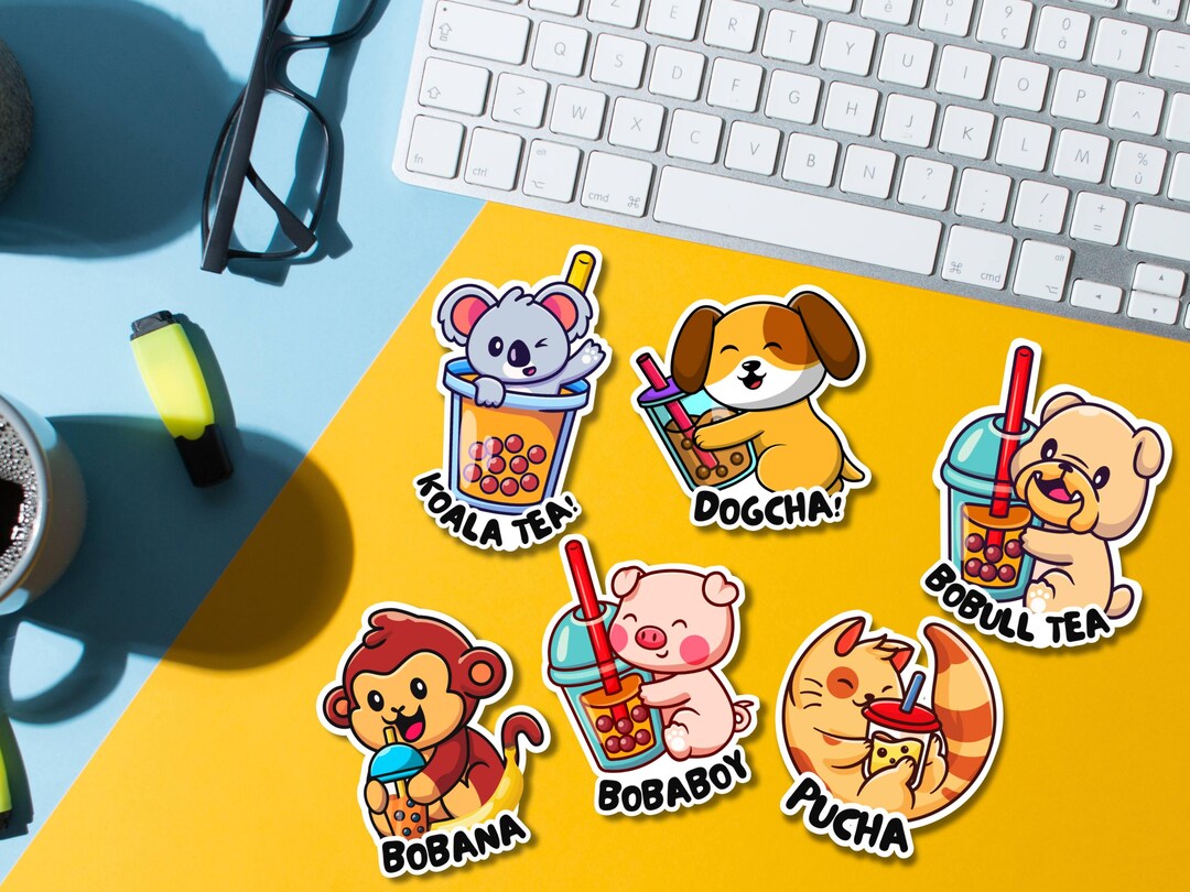 12 Boba Sticker Pack, Funny Filipino Stickers, Pinoy Design, Filipino ...