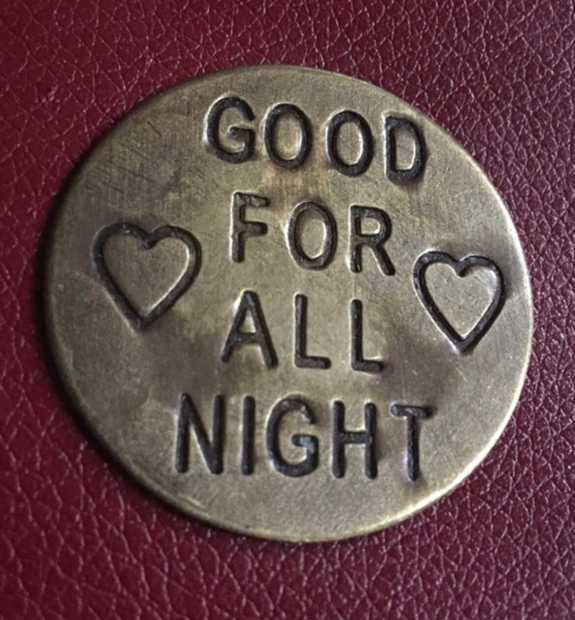 The Chicken Ranch Vintage Antiqued Brass Brothel Token | Etsy