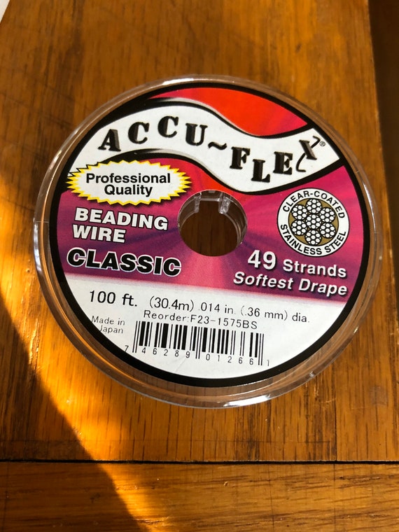 AccuFlex 100 FT 'Clear' .019 in 49 strand 100 FT - Etsy España