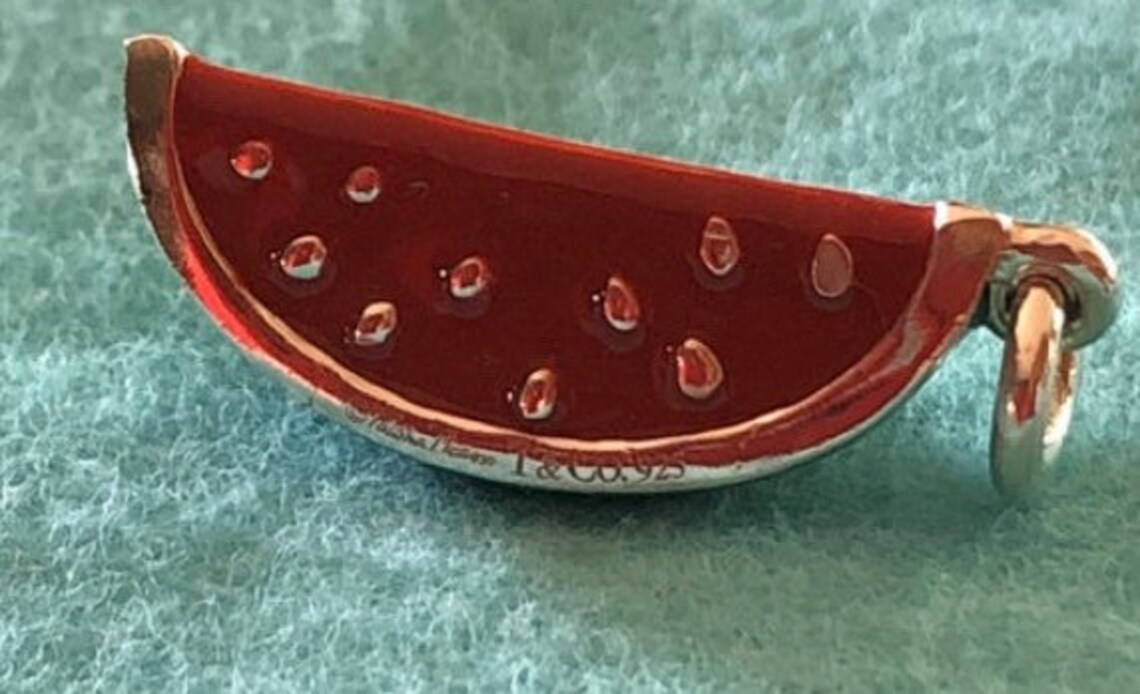 Vintage Rare Tiffany & Co Paloma Picasso Watermelon Charm - Etsy