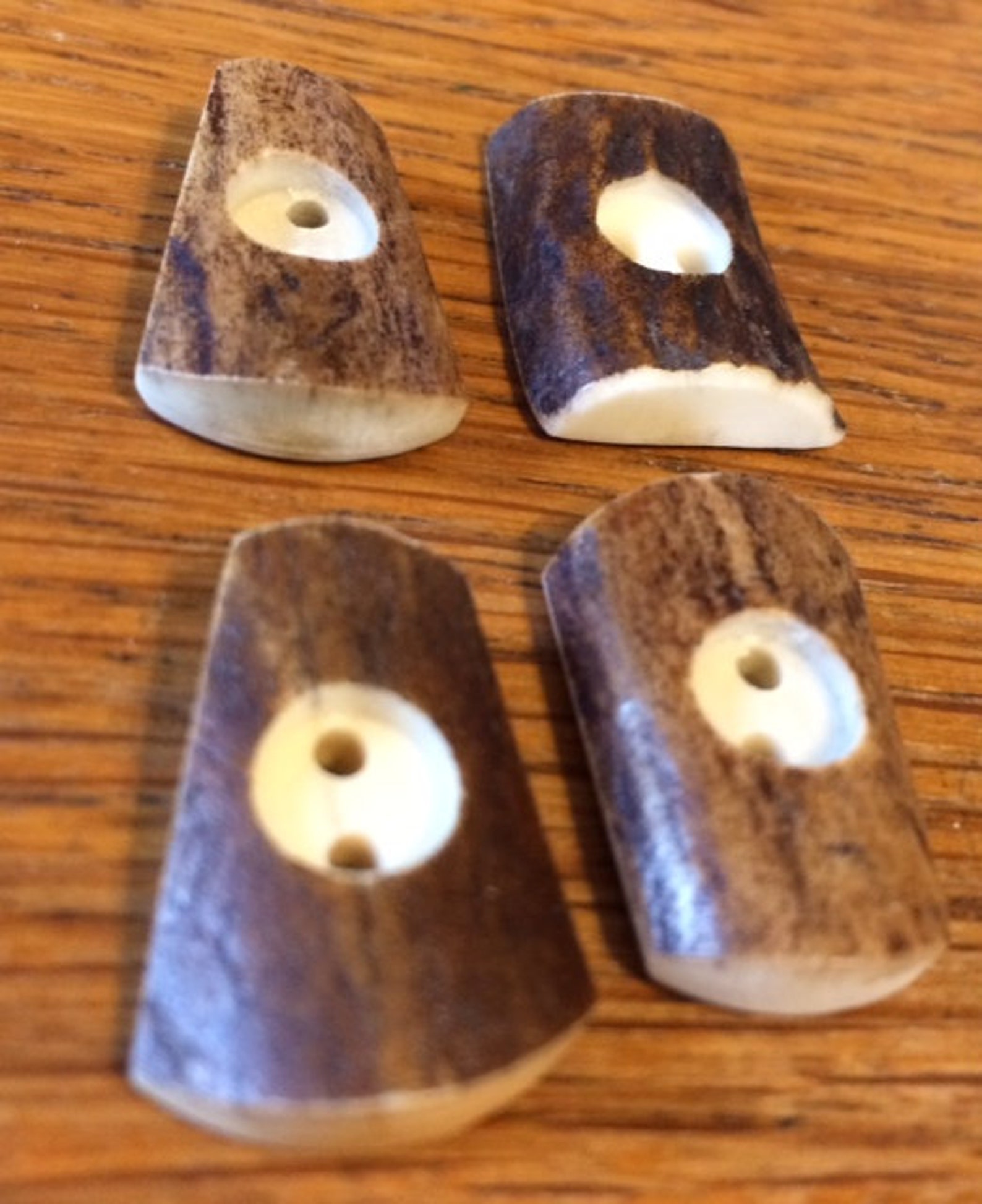 Lot B Elk Antler Hand Split Carved Buttons 1 Button - Etsy