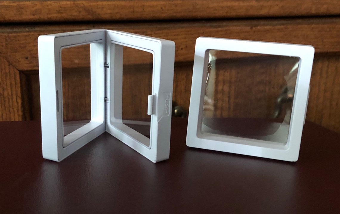 Floating Membrane Presentation Frame Boxes (6 Boxes) Black or White - Etsy