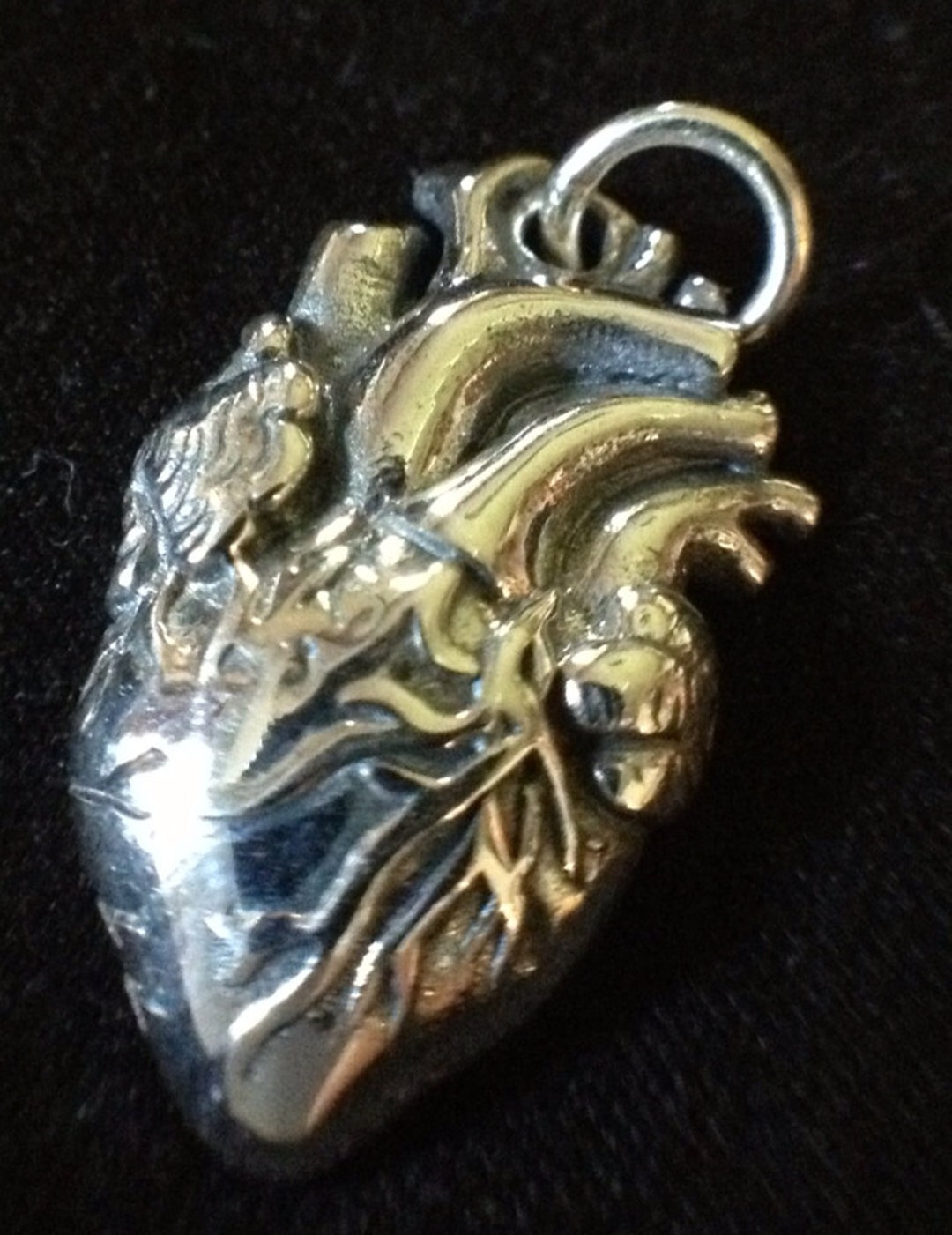 Sterling Silver Anatomical Human Heart Charm - Nothing Says Love Like ...