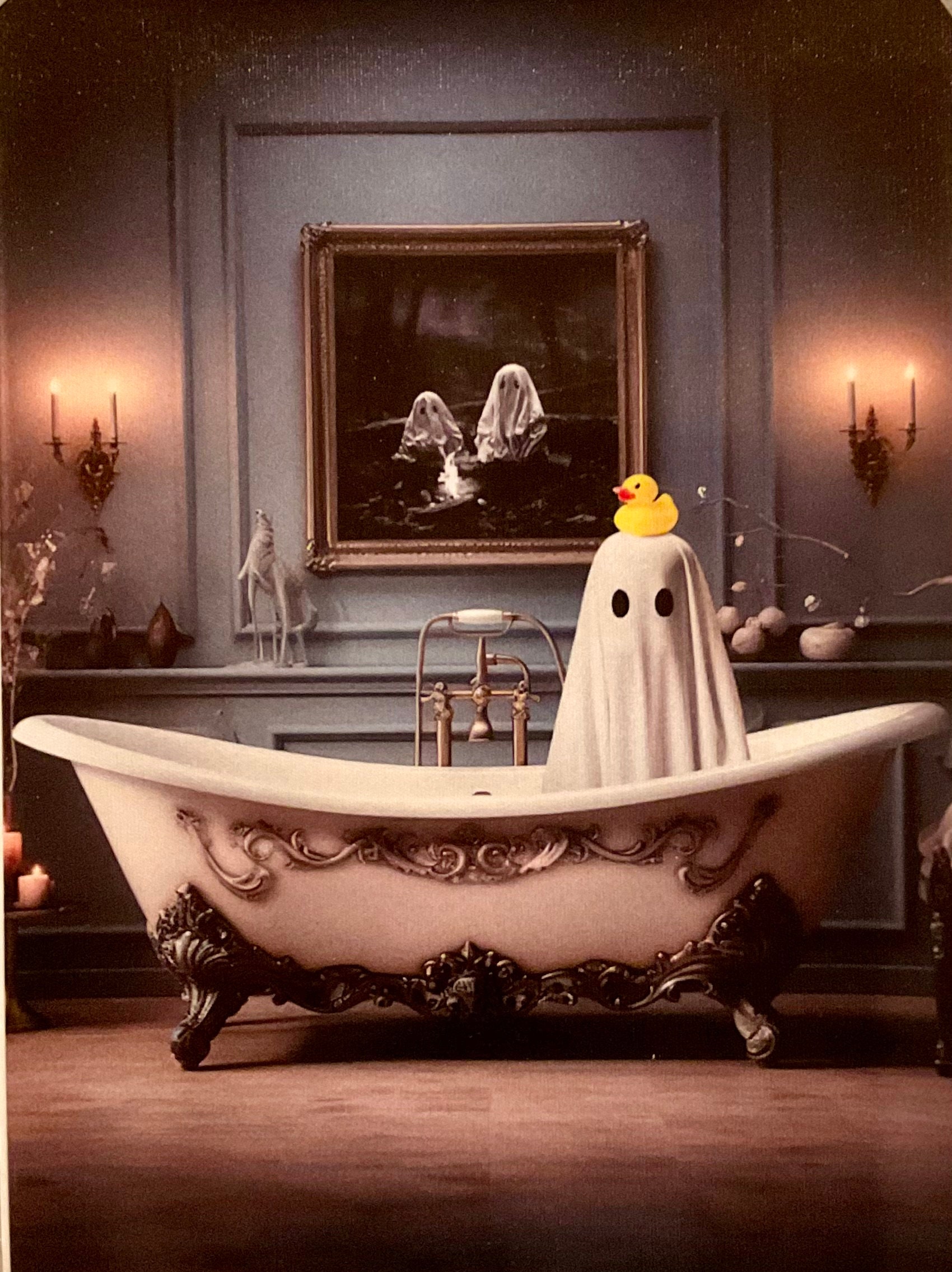 Just a Ghost and His Rubber Ducky - Etsy