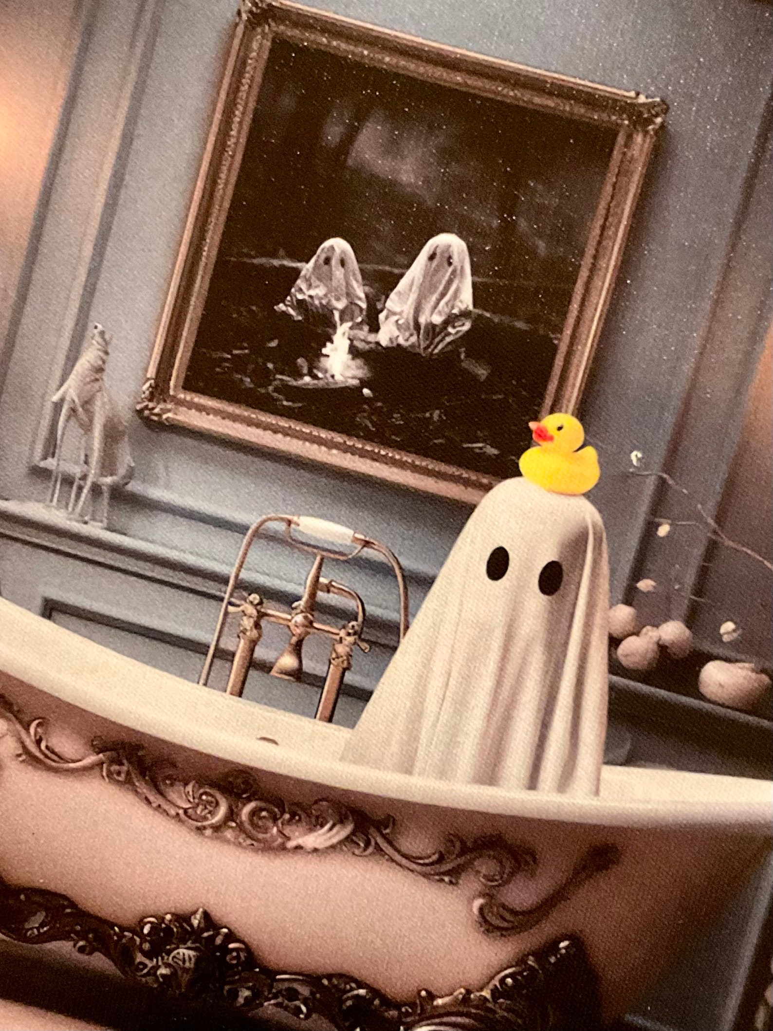 Just a Ghost and His Rubber Ducky - Etsy