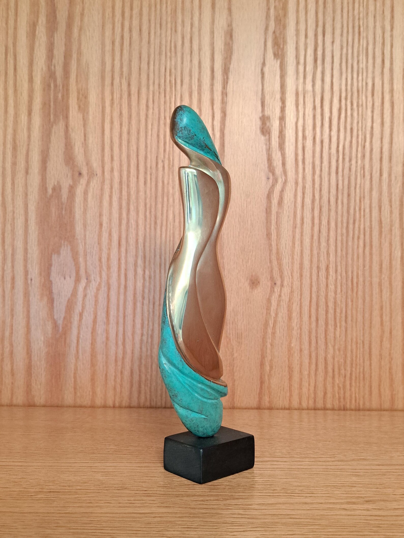 Nereide (sea Nymph), Solid Bronze Sculpture With Turquoise Patina ...